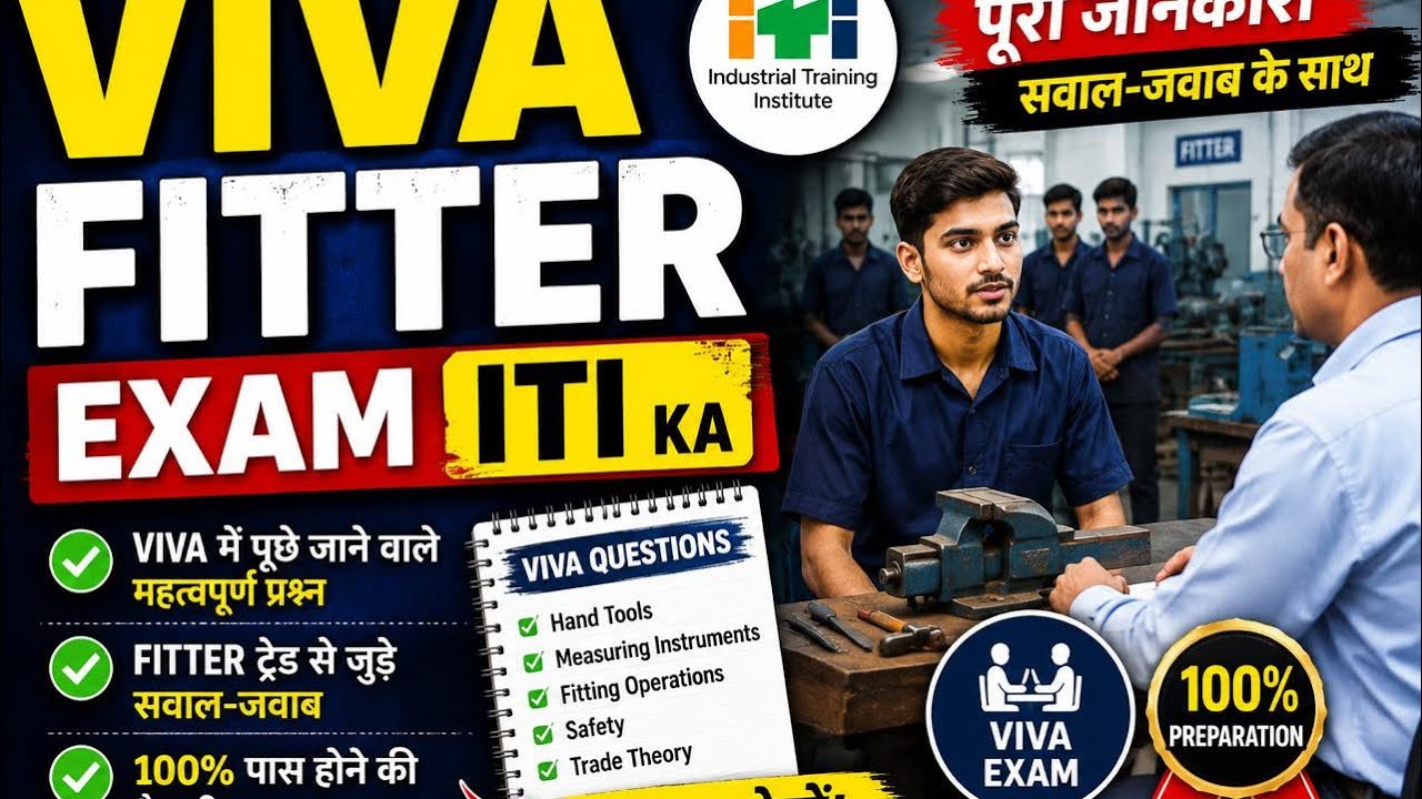 Viva, Fitter Practical Exam Viva (Demo) ITI Trade Fitter Workshop ...