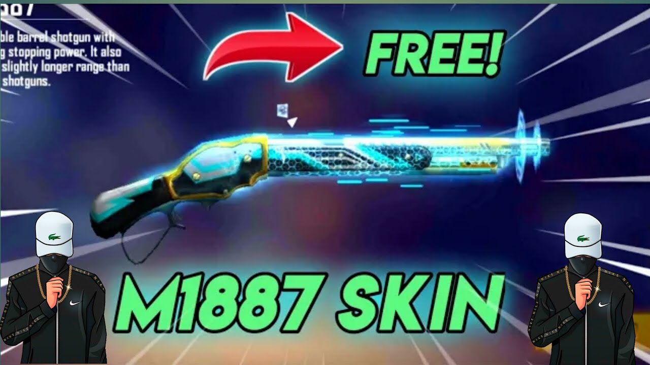 HOW TO GET FREE M1887 GUN SKIN FREE BEST SKIN GLITCH FREE BY LRKGAMING ...