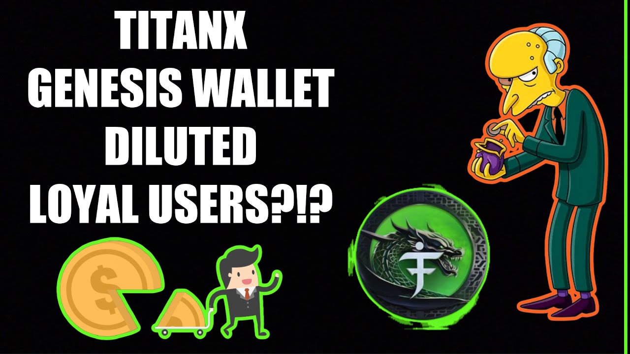 TITANX GENESIS WALLET DILUTES STAKERS? MINERS NOW ALL TIME LOW? - YouTube