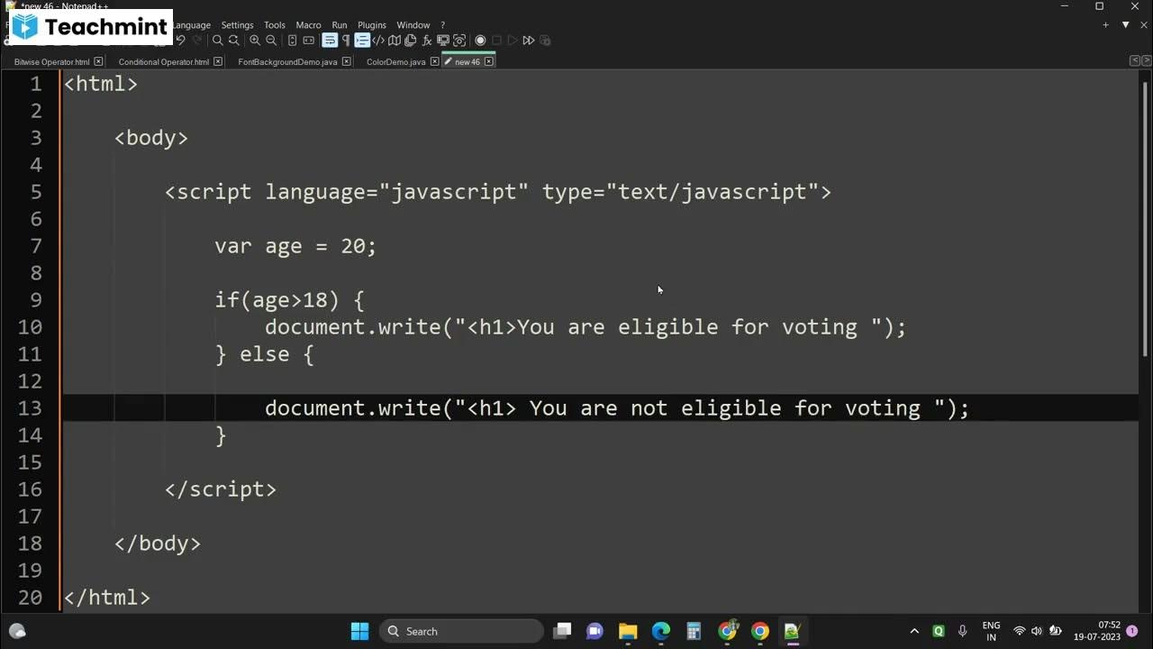 MSBTE CSS(JavaScript) - UNIT 1 - Lecture 7 - YouTube