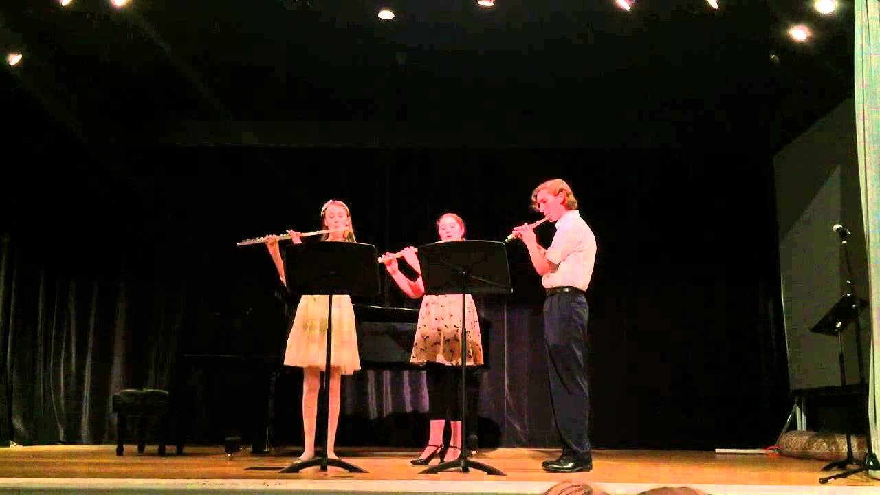 Flute Trio, Studio of John Rush, bARt, Winter Studio Concer - YouTube
