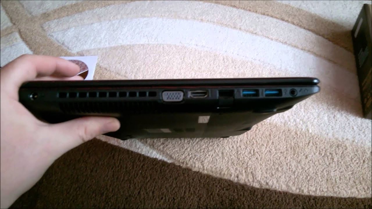 Asus X550JX Laptop Bemutató - YouTube