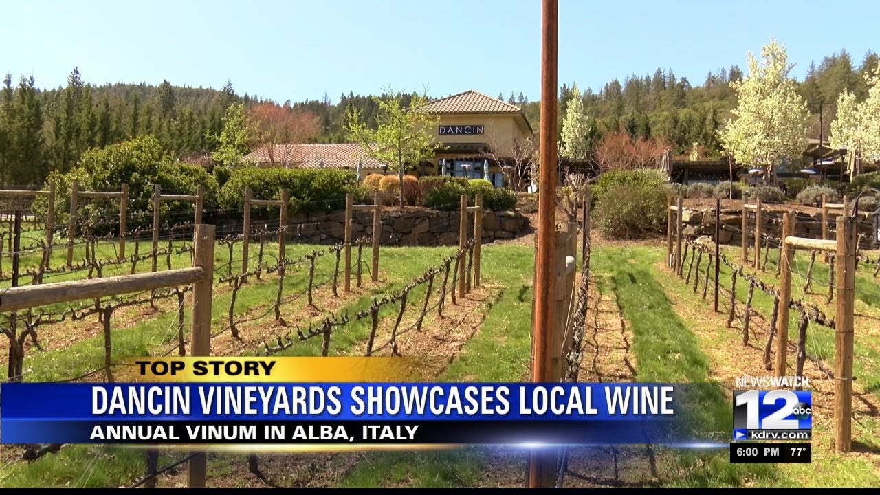 DANCIN Vineyards showcase Southern Oregon Wine in Italy - YouTube