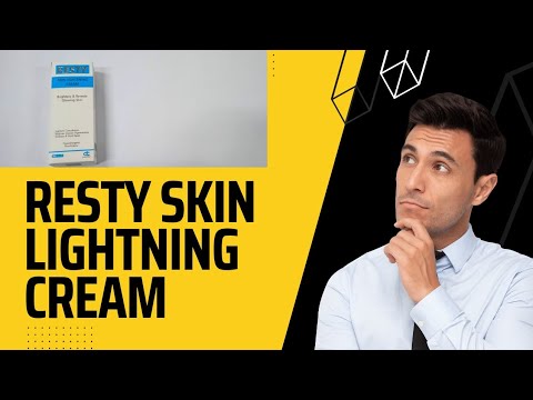 Resty Skin Lightening Best Cream😍 Brighten And Reveals Glowing Skin🌟 Full InformationThis Video..