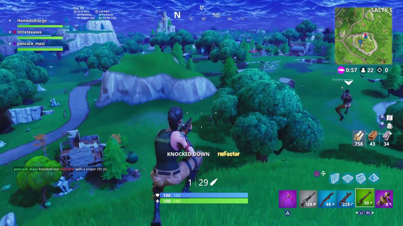 sniped a guy in a cart - YouTube