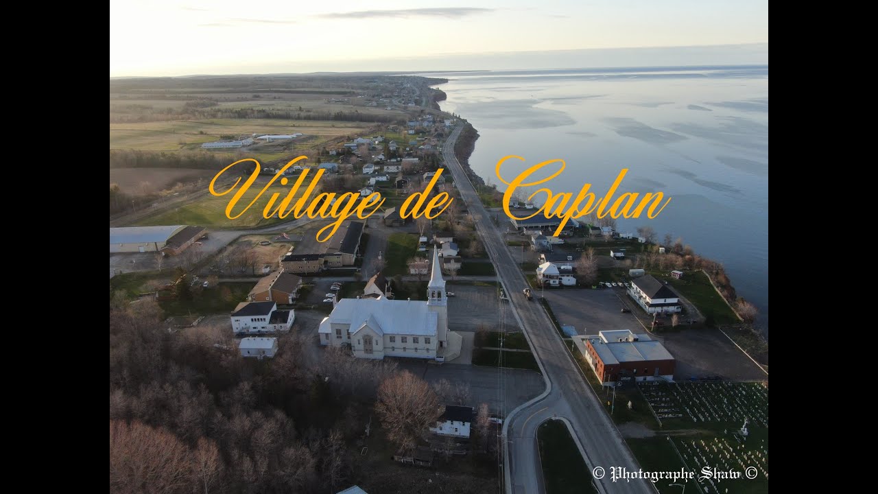 Village de Caplan ce Matin Gaspesie Québec Canada 🍁 Mavic 2 Zoom Pro ☀ ...