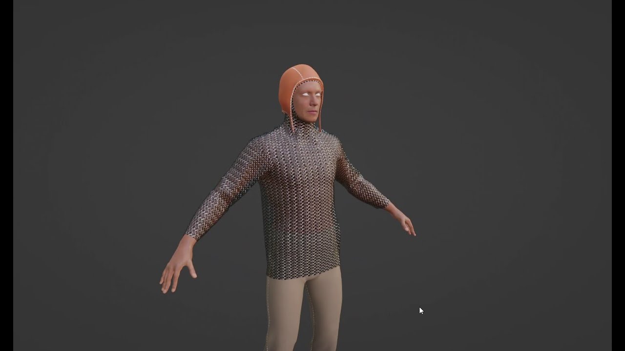 How to make Full Body Chainmail armor in Marvelous Designer I # ...