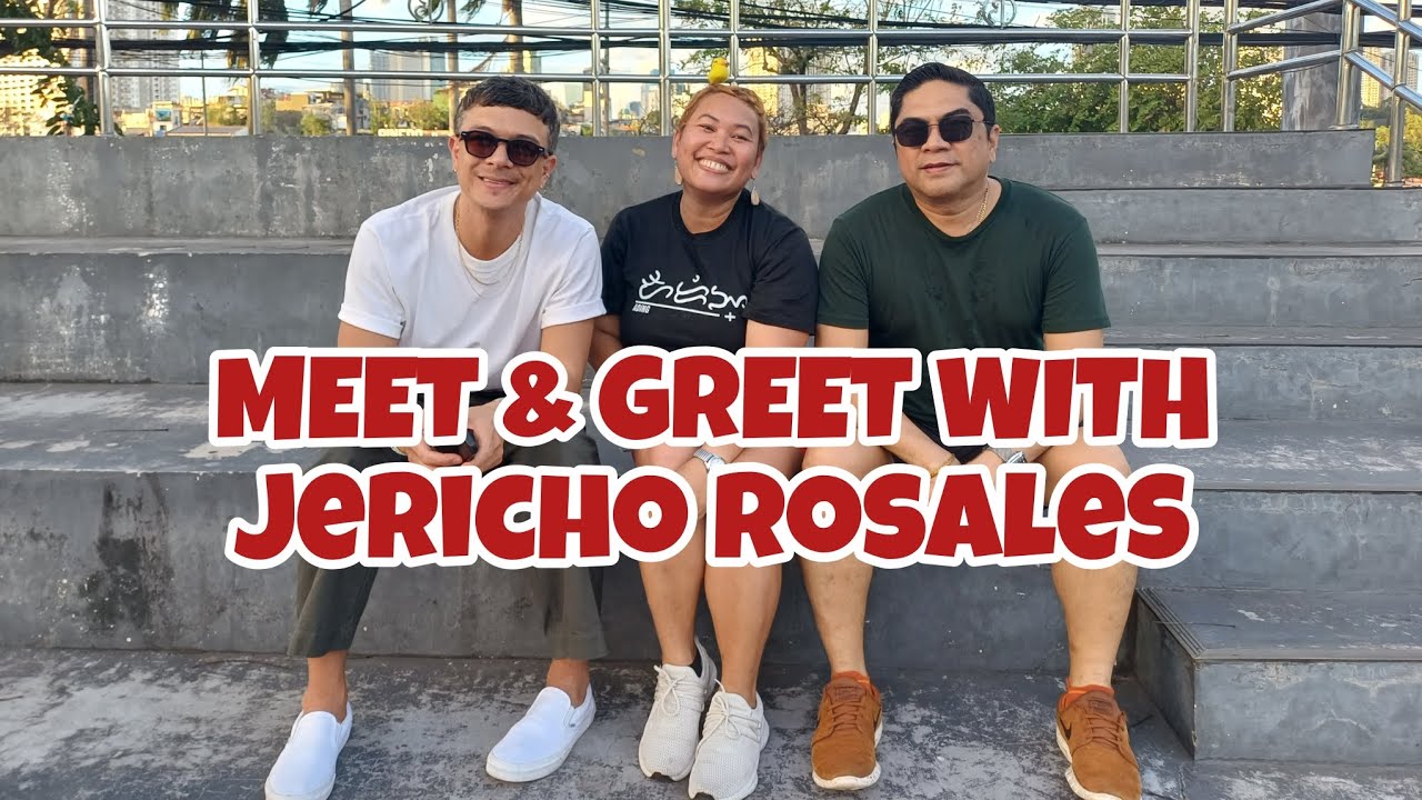 MEET & GREET WITH JERICHO ROSALES #artist #jerichorosales #gwapo - YouTube