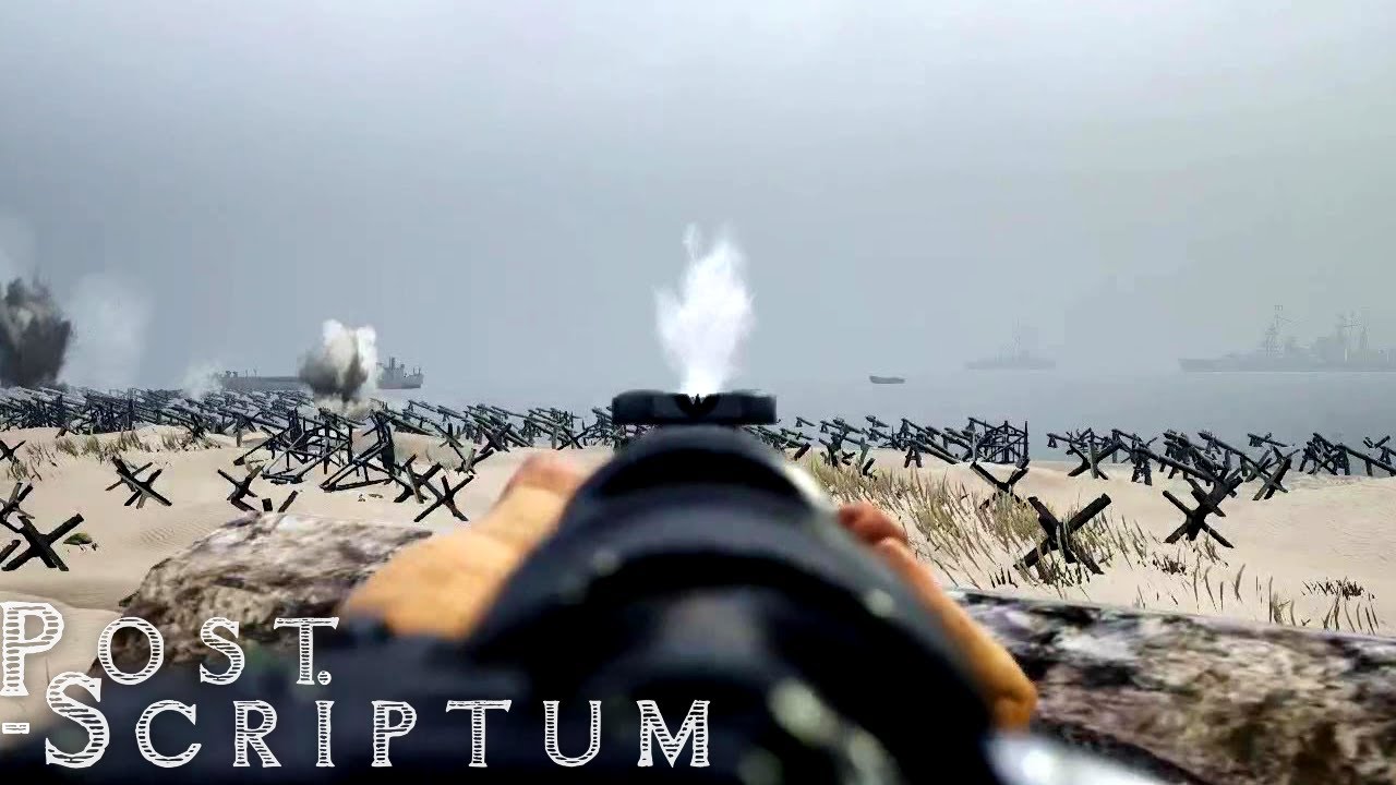 POST SCRIPTUM CHAPTER 3 GAMEPLAY - GERMANS REPEL US ARMY BEACH LANDING - YouTube