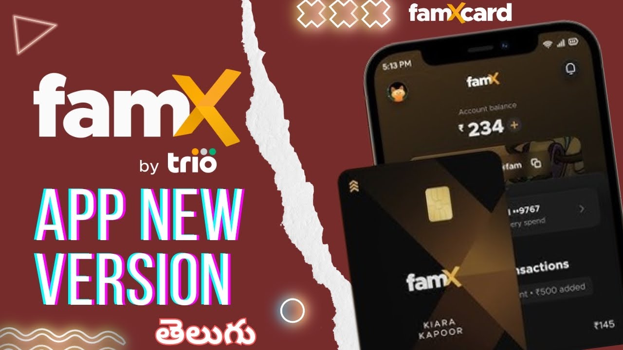 FamX app lo new version telugu || @neobankforminor || - YouTube