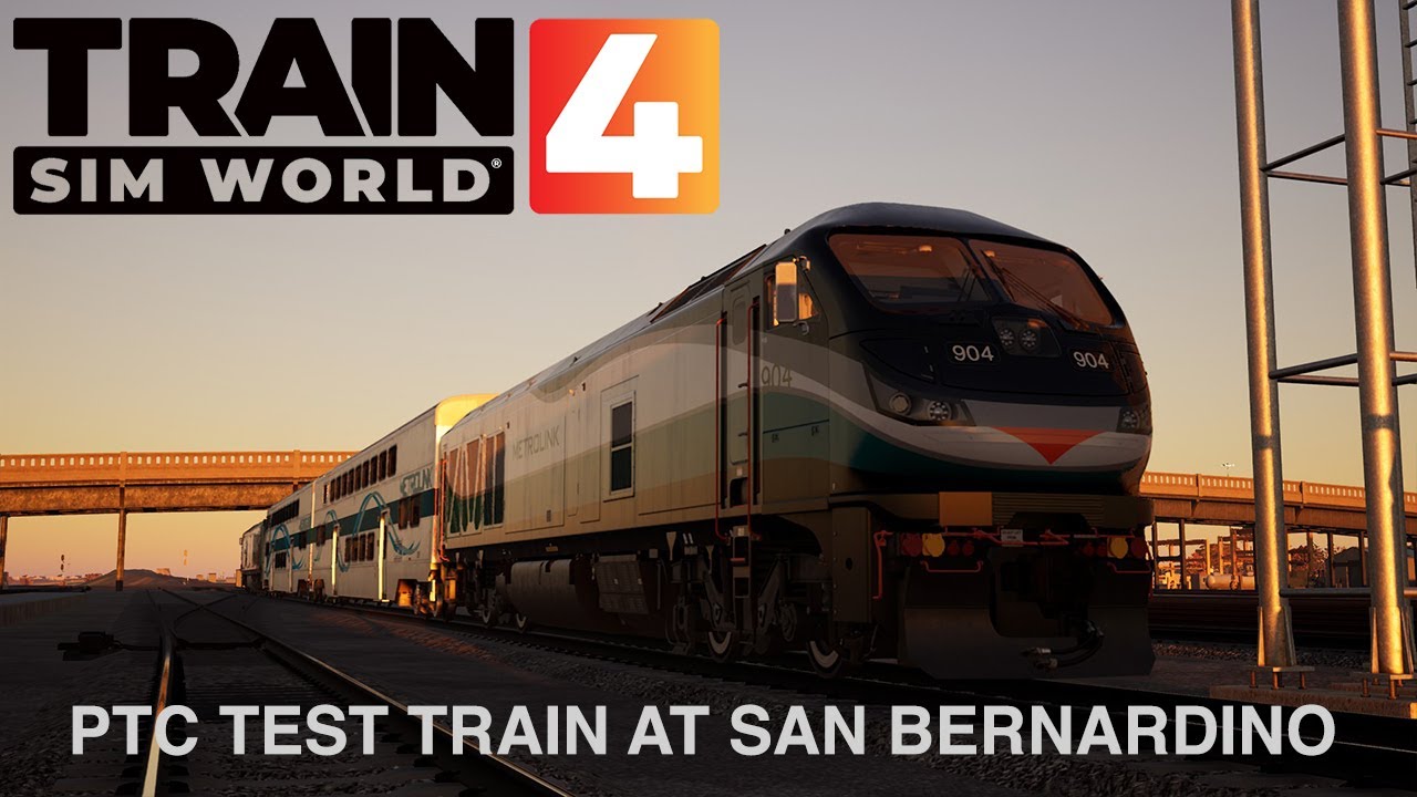 Train Sim World 4 - Metrolink Test Train arrives and departs San ...
