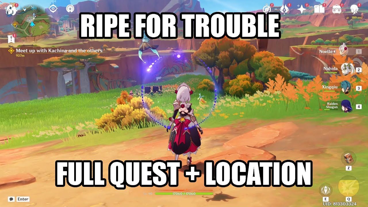 ripe for trouble genshin impact - full quest + location - YouTube