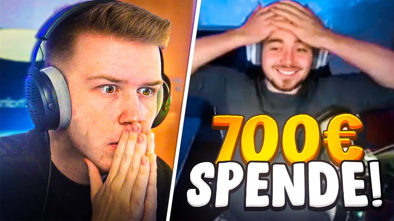 Wir SPENDEN 700€ an Kleine Fortnite Streamer! | katoo - YouTube