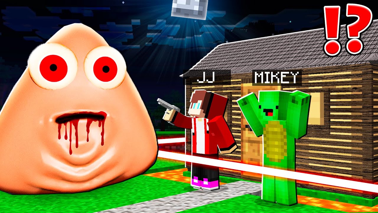 CURSED POU vs SUPER Secure JJ and Mikey House at 3:00am ! - in ...