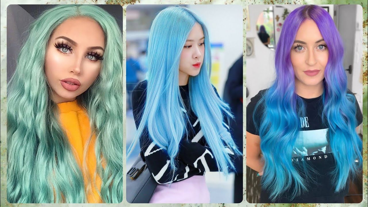 Most Incredible Sky Blue Hair Colour Ideas - Color De Cabello Azul ...