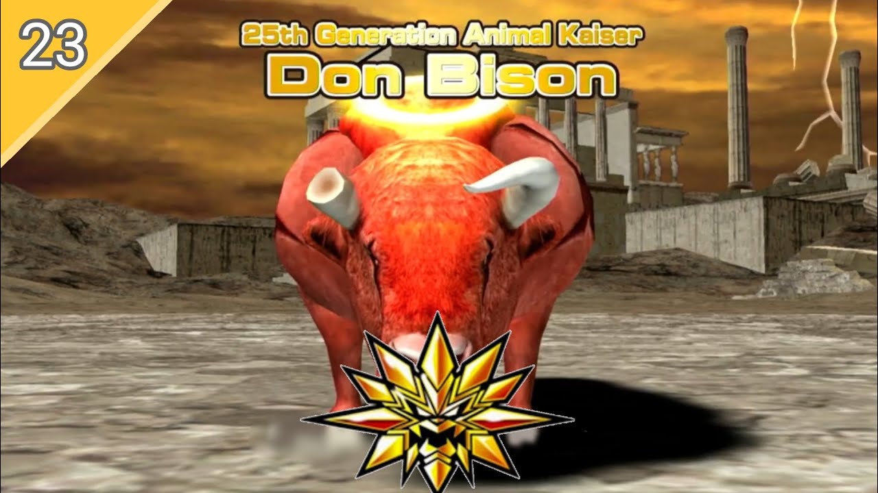 DON BISON APPEARS! STRONG ANIMAL KAISER MAX4 (GOD WORLD EP23) - YouTube