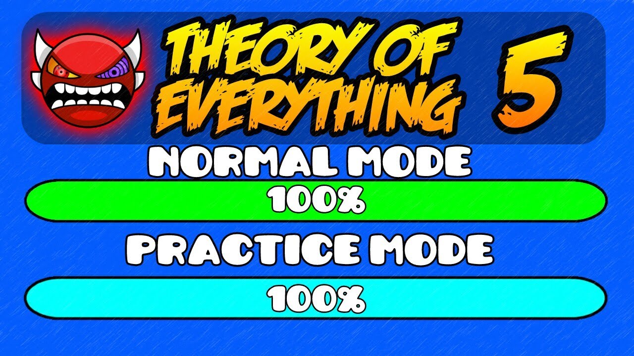 THEORY OF EVERYTHING 5 (LAYOUT) - GEOMETRY DASH (2.1) - YouTube