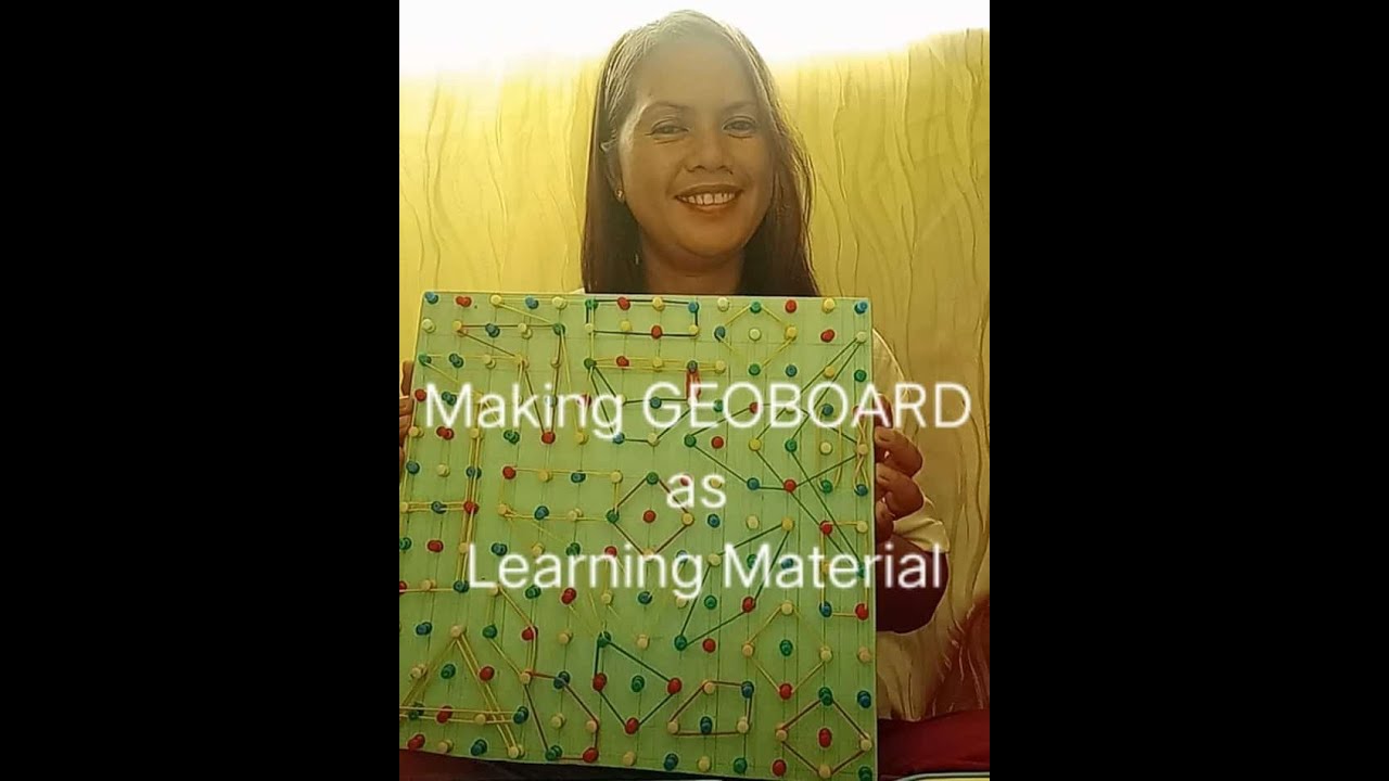 Making a GEOBOARD as Learning Material. - YouTube