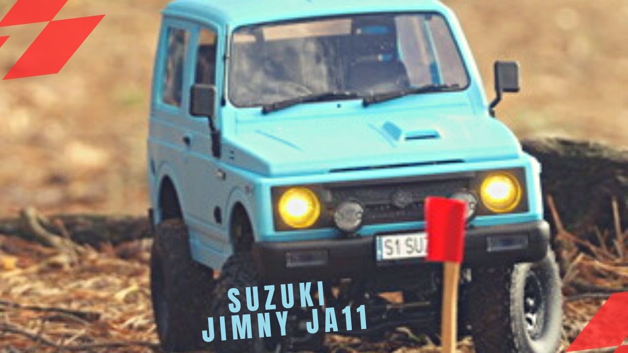SUZUKI Jimny JA11 WPL C74 first drive - YouTube
