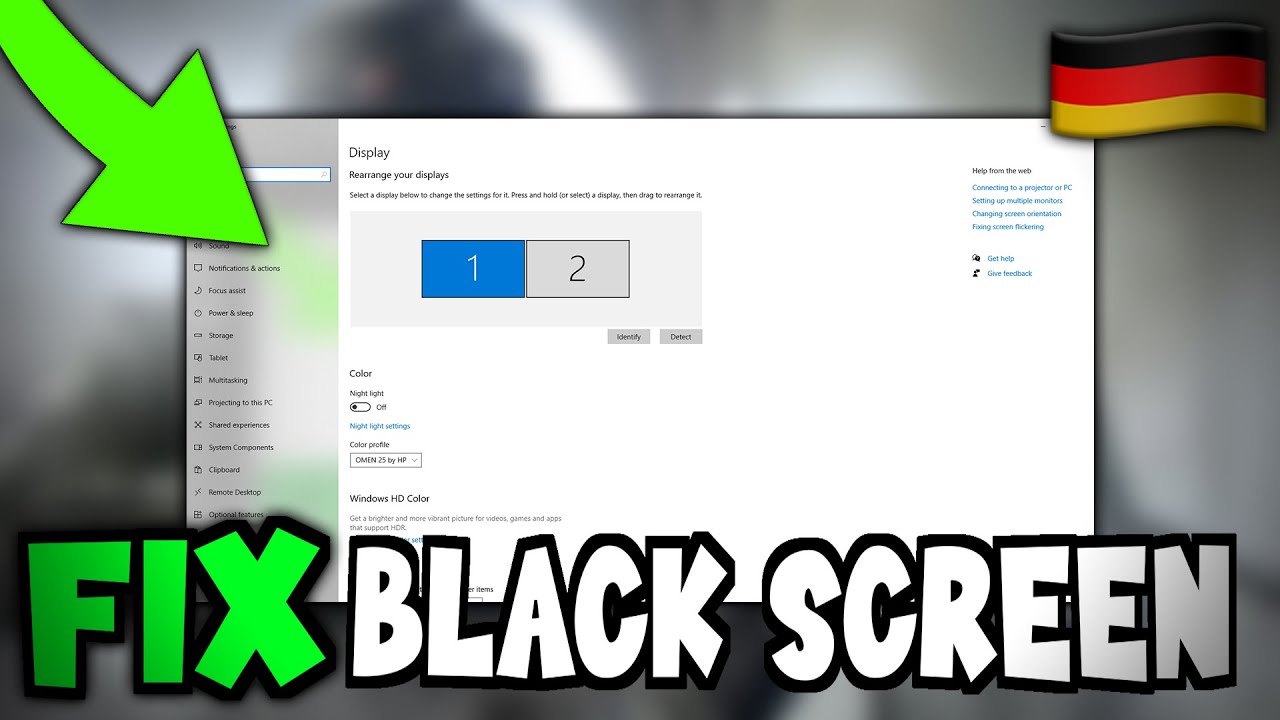Battlefield 5 Black Screen | Black Screen Fix Deutsch - YouTube