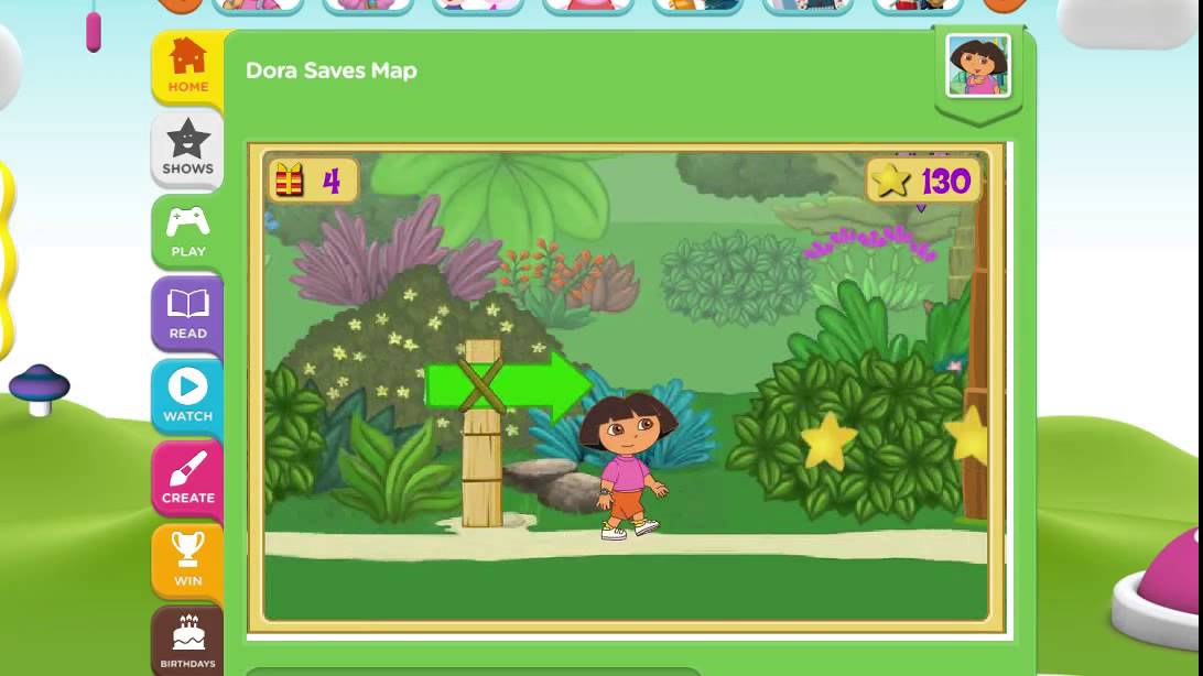 Dora Saves Map - Video game - YouTube