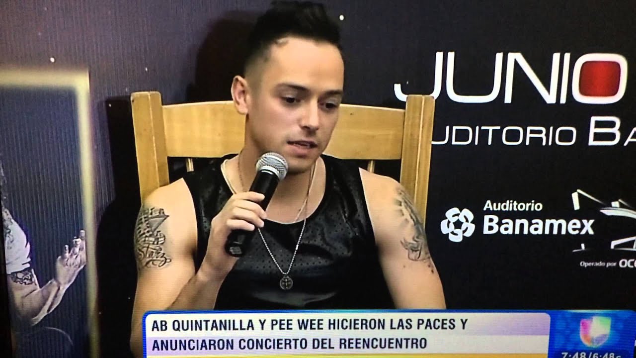 PeeWee en la conferencia de prensa Kumbia All Starz - YouTube