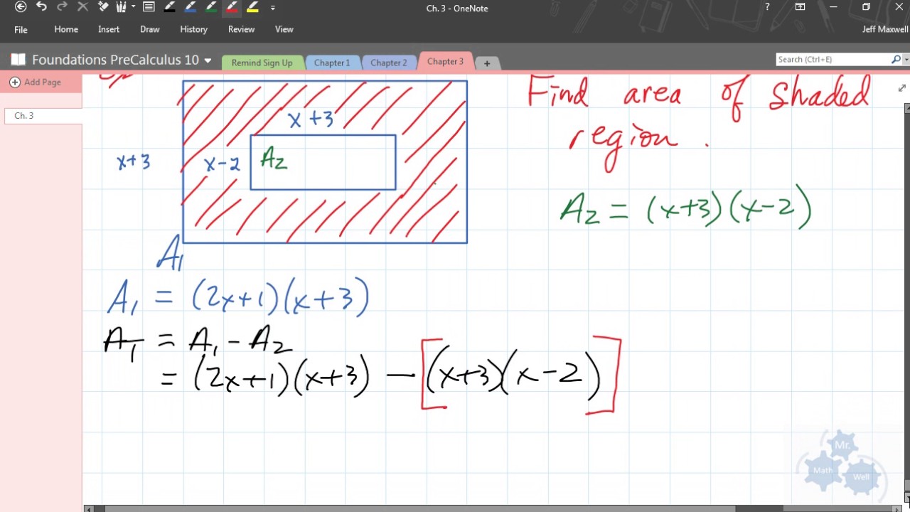 FM 10 3.7 polynomial area example - YouTube
