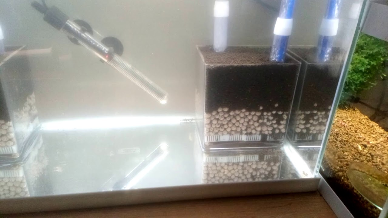 Under Gravel Filter Boxes powered by a compressor. - YouTube