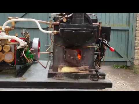 Coal fired boiler and mill engine - YouTube