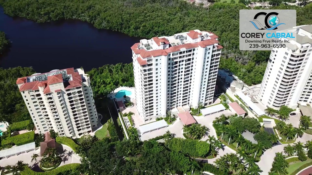 Bay Colony Toscana bayfront highrise Naples Florida video - YouTube