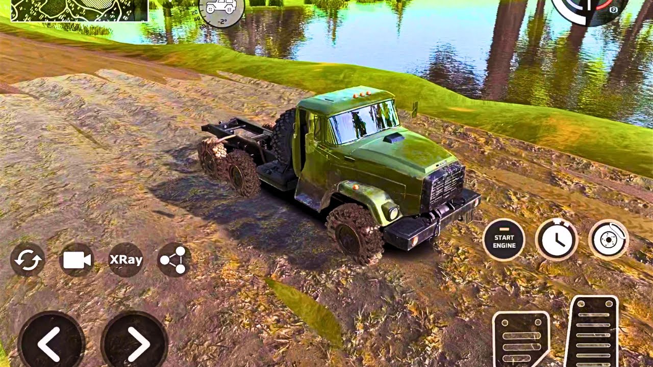 Truck Driving in Jungle And Mud | Drive CSX Gameplay - YouTube