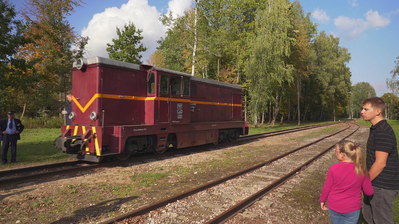 Poland, heritage train ride from Złotokłos to Park Adrenaliny i ...