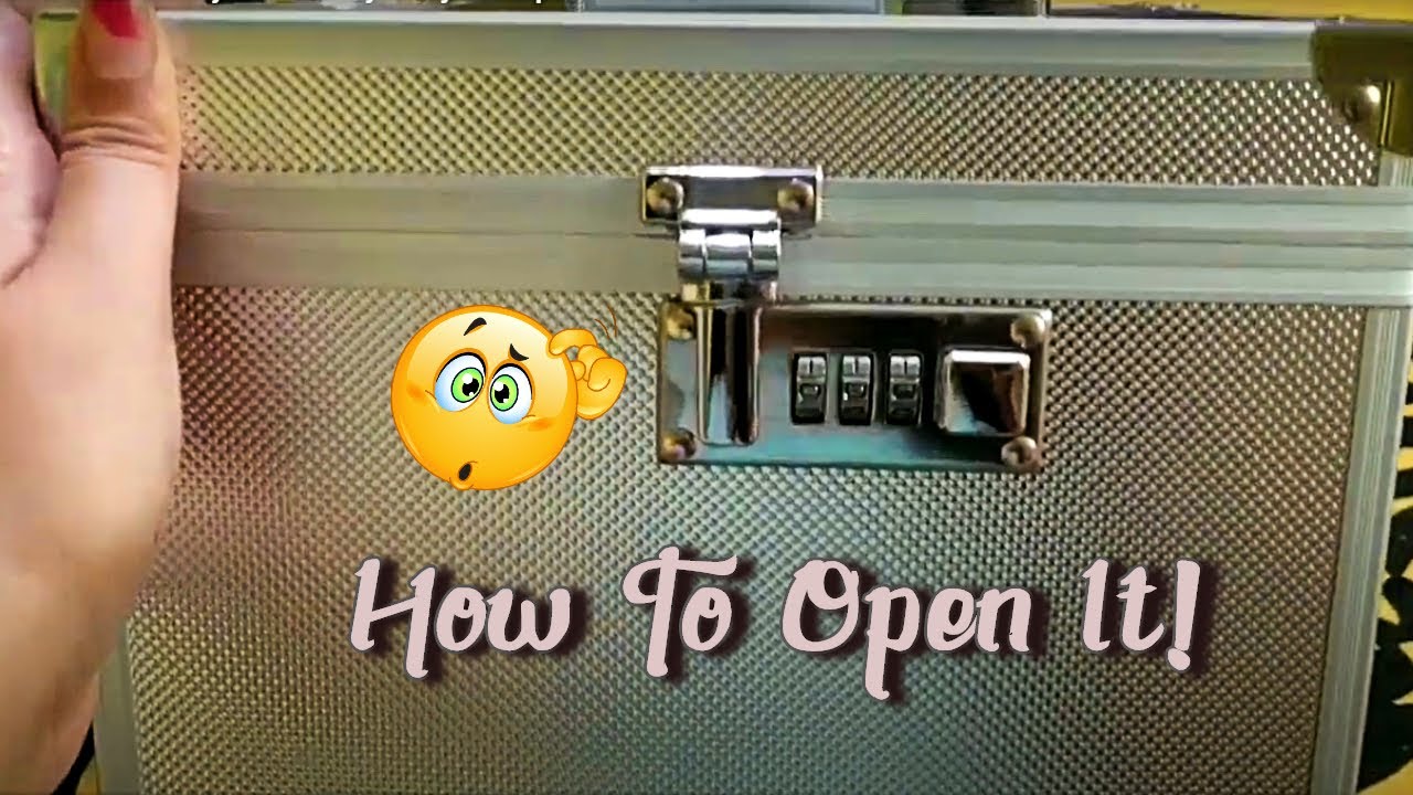 Makeup Box With Combination Lock | Saubhaya Makeup