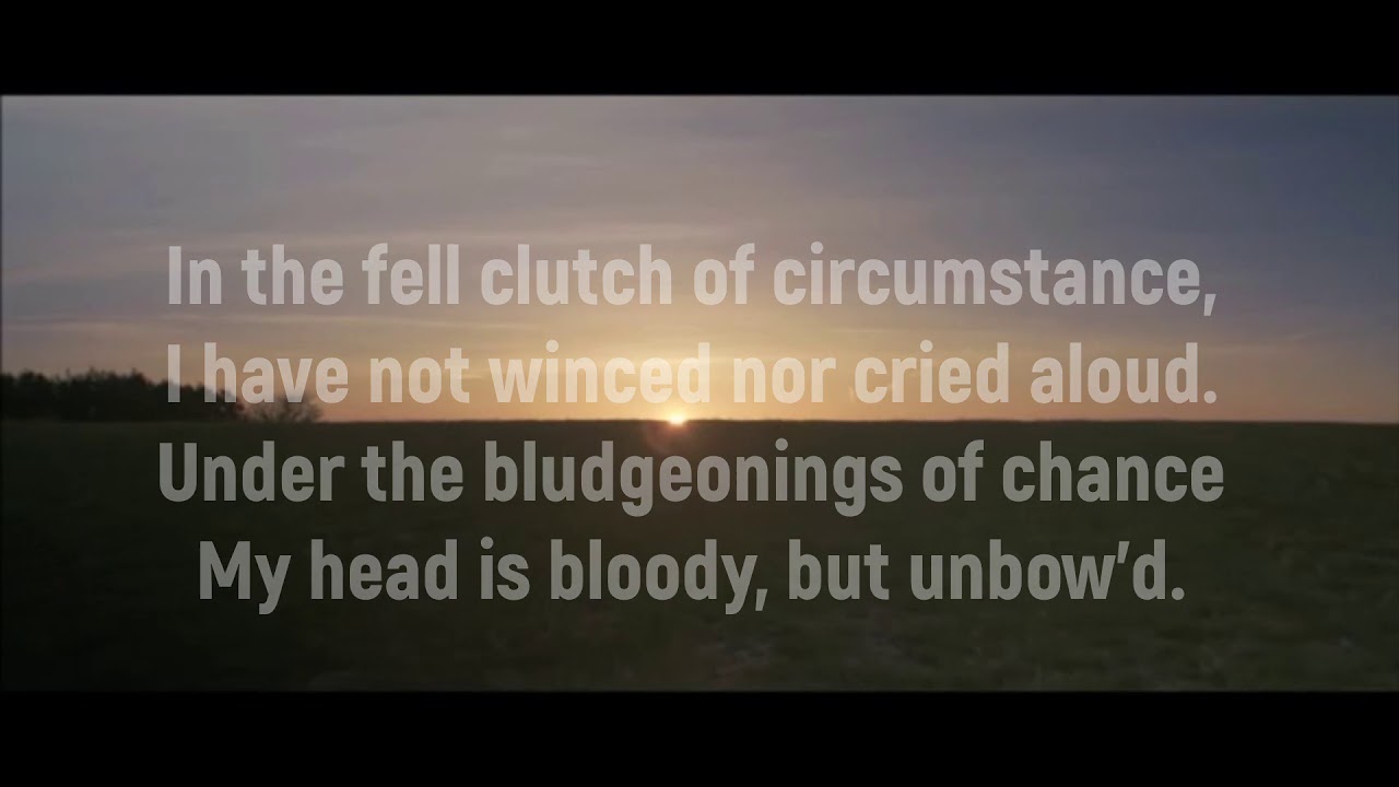 Invictus - The Poem that inspired a Nation - YouTube