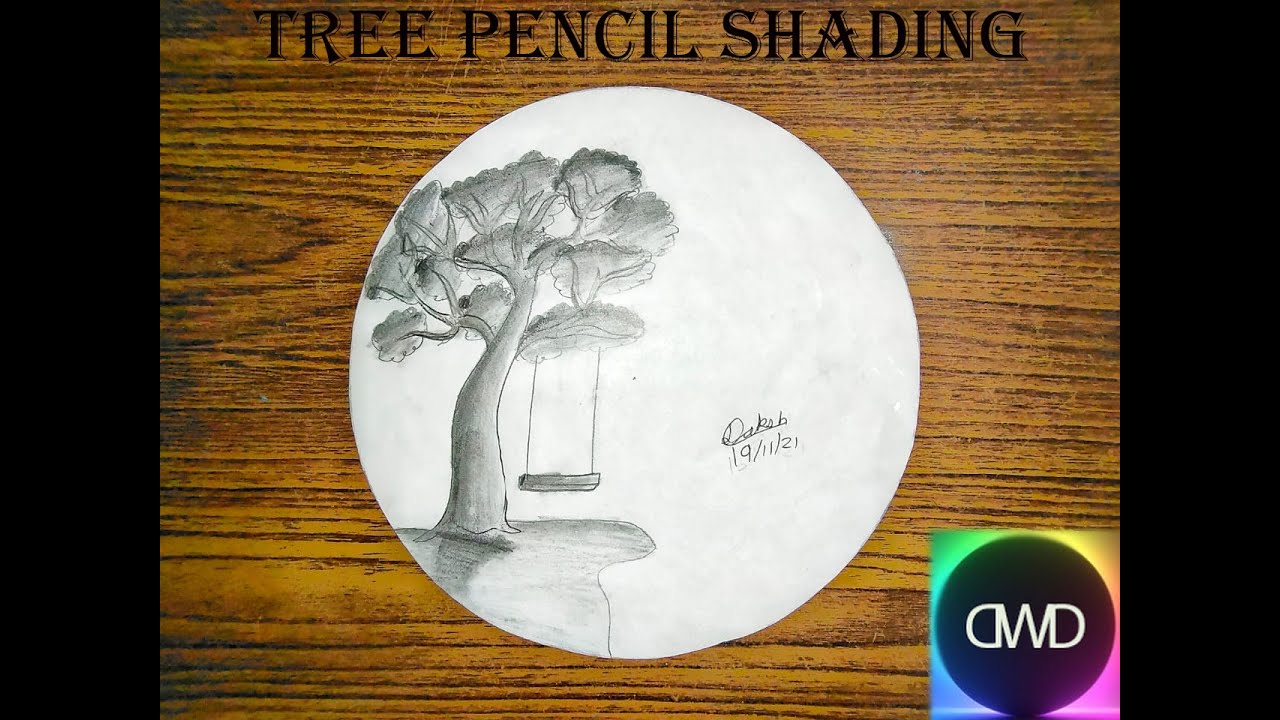Tree Pencil Shading - YouTube
