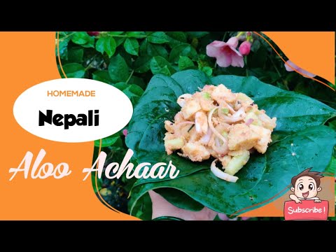 नेपाली आलू का अचार🥔🥔 | Nepali style food | Achaar recipe | Aloo ka ...