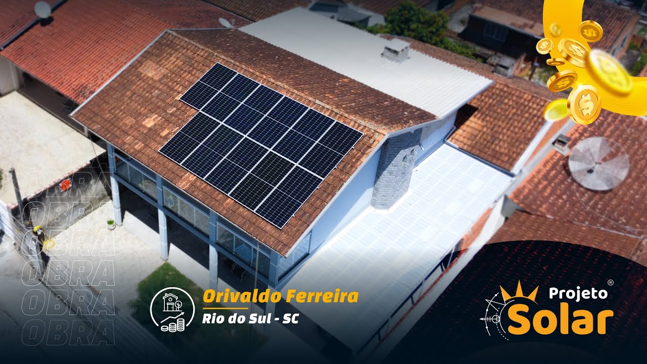 Energia Solar - Orivaldo Custodio Ferreira - Rio do Sul - YouTube