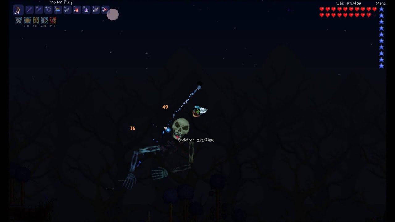 Terraria Easy mode Bosses - YouTube