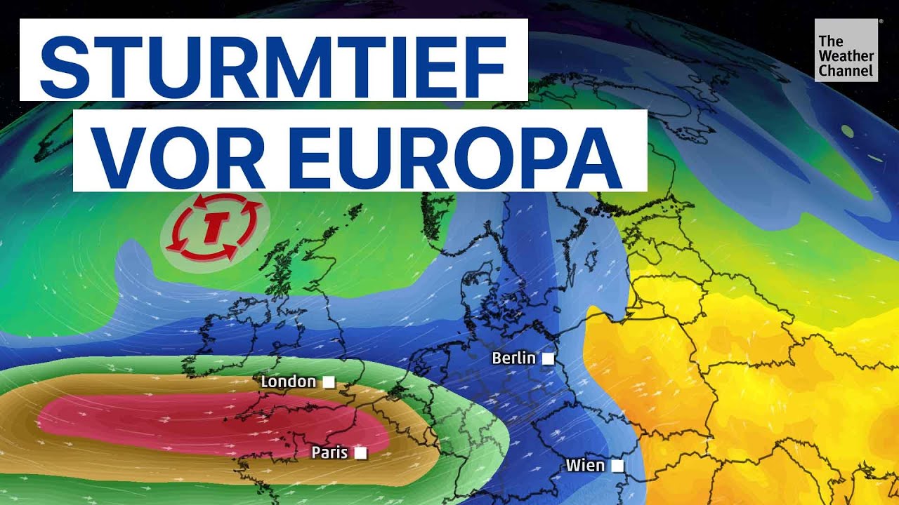 Sturmtief fegt den Sommer weg - mit bis zu 100 km/h - YouTube