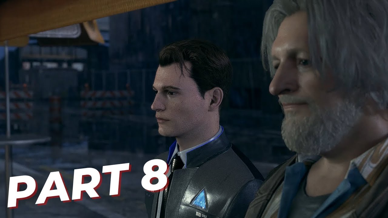DETROIT BECOME HUMAN Walkthrough Gameplay Part 8 | Connor chasing ...