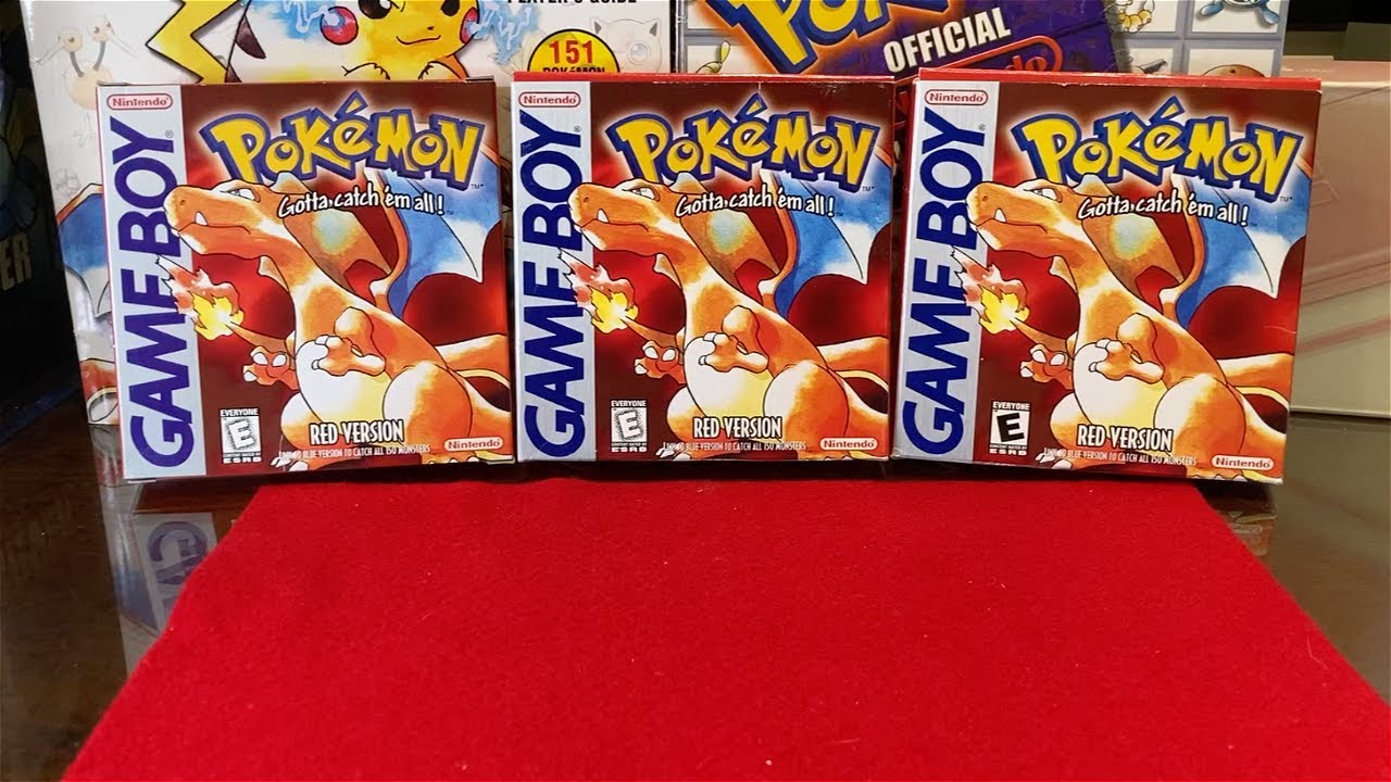 A Collector's Guide to Pokemon: Pokemon Red Variations - YouTube