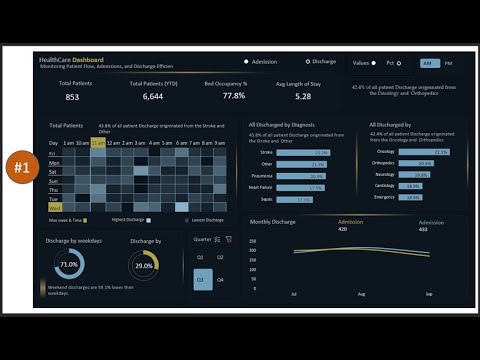 Learn Microsoft Excel and Build HealthCare Dashboard | Excel Report ...