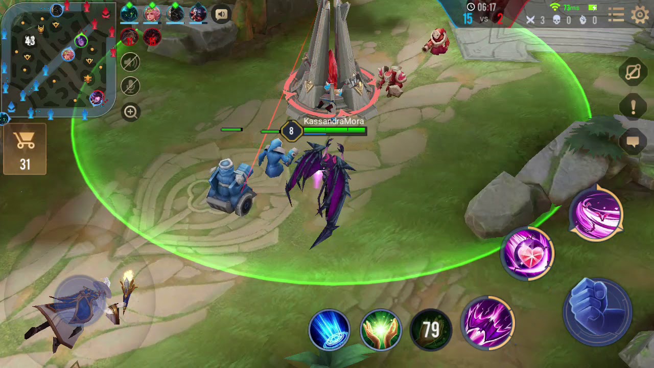 Veera jugando 5 vs 5 arena of valor - YouTube