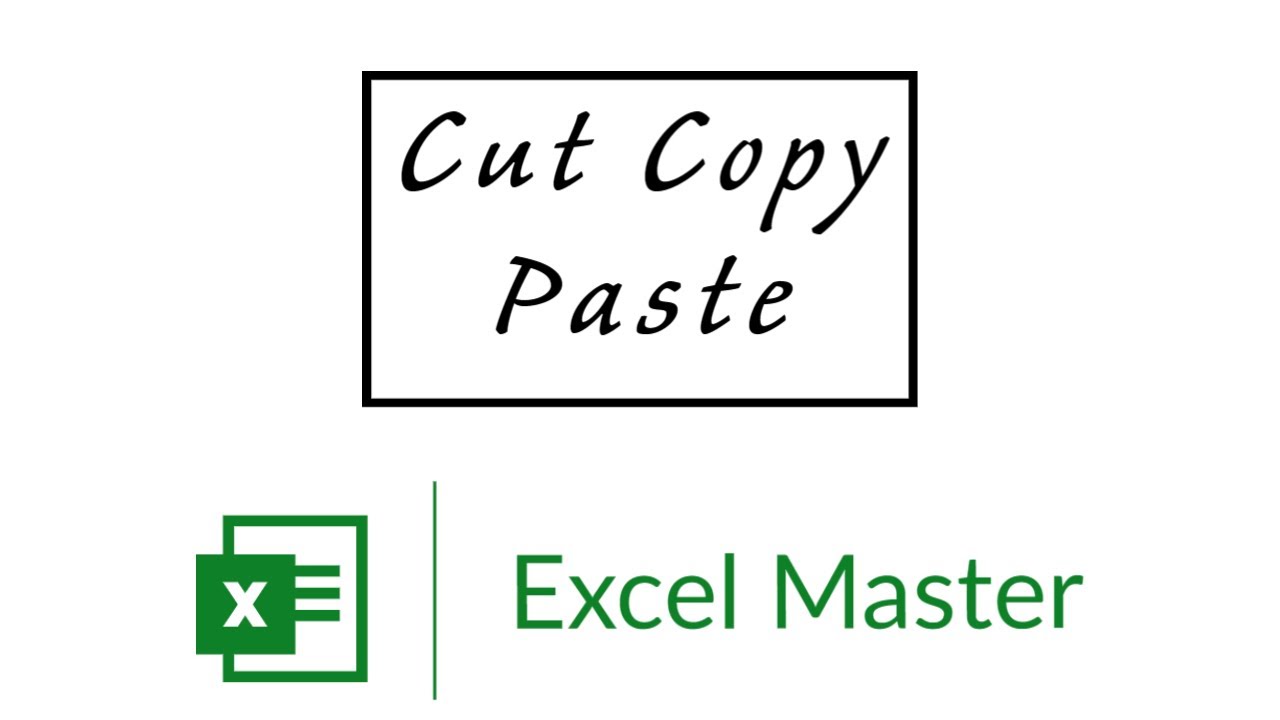 Cut Copy Paste In MS Excel YouTube Cut Copy Paste In MS Excel YouTube
