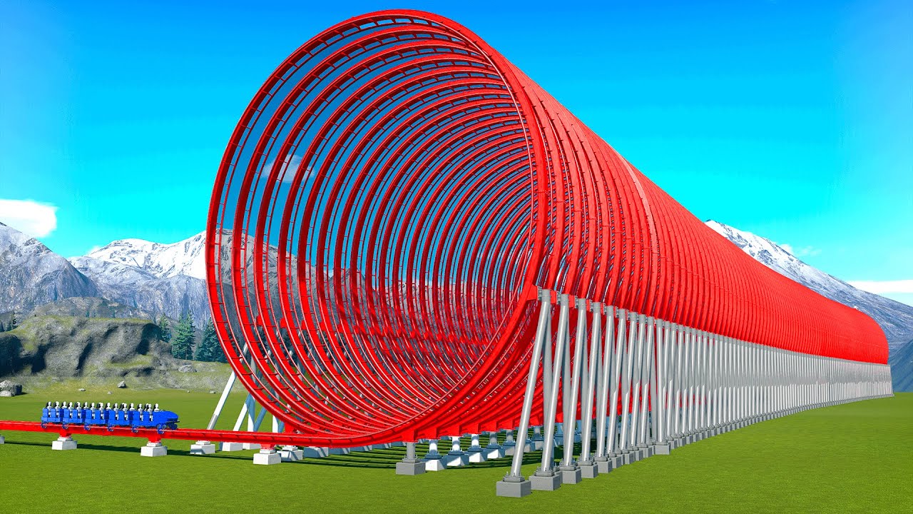 100 Loops Roller Coaster – Planet Coaster - YouTube