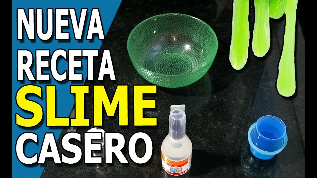 NUEVA RECETA. SLIME CASERO. Extra ESPONJOSO!!!! Slime SIN borax. Receta ...