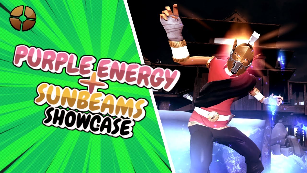 TF2 Unusual Combo Showcase: Sunbeams + Purple Energy - YouTube