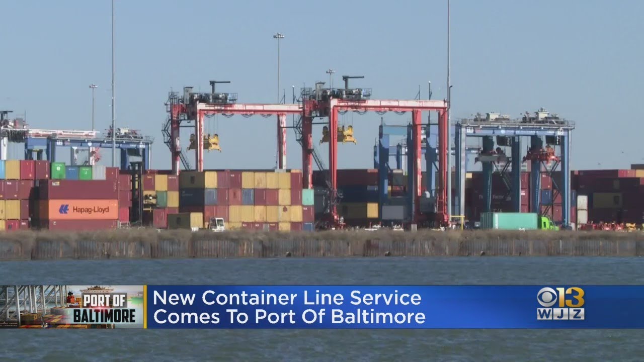 Port Of Baltimore Welcomes E-Commerce Focused ZIM Shipping Line - YouTube