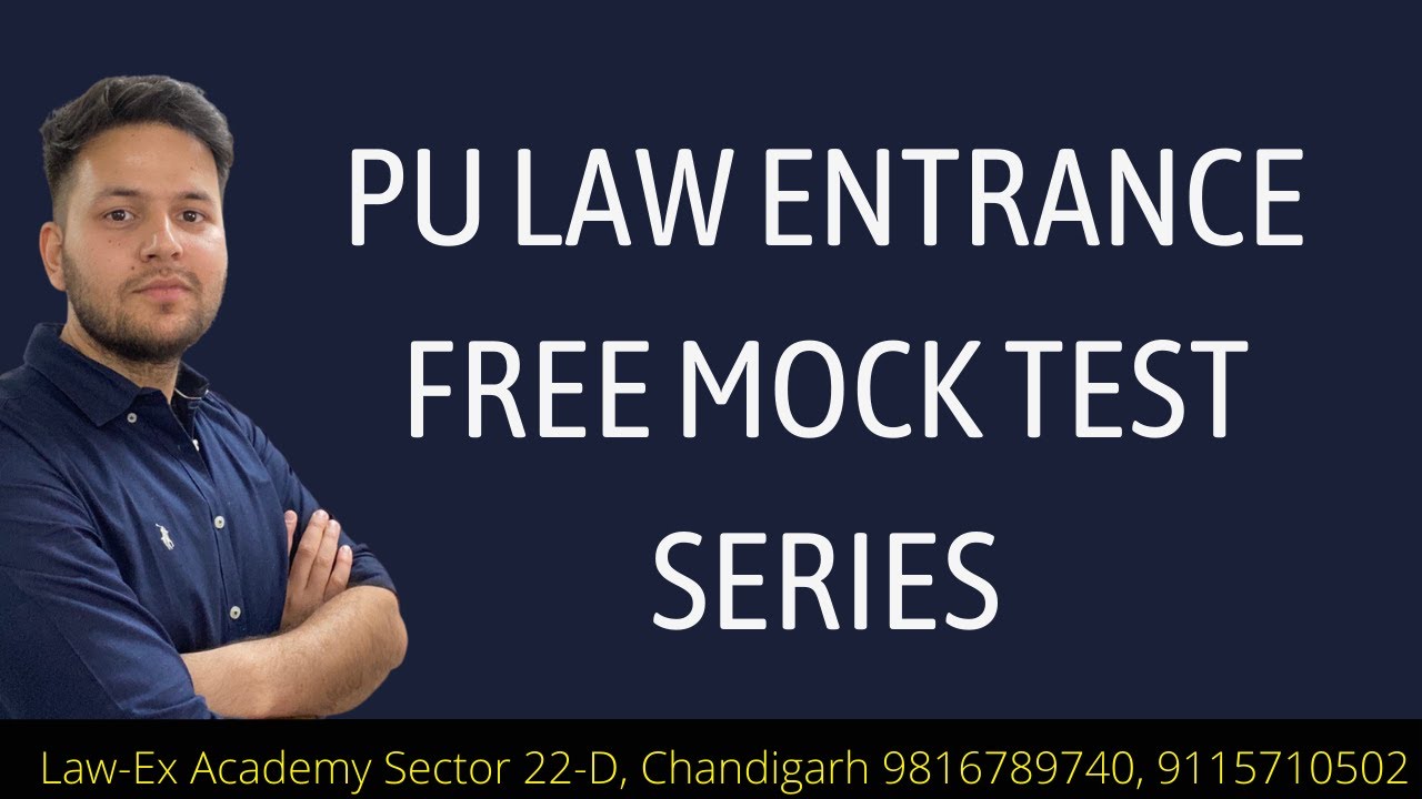 Free PU LAW Mock Test Series | CLAT & PULLB Coaching in Chandigarh # ...