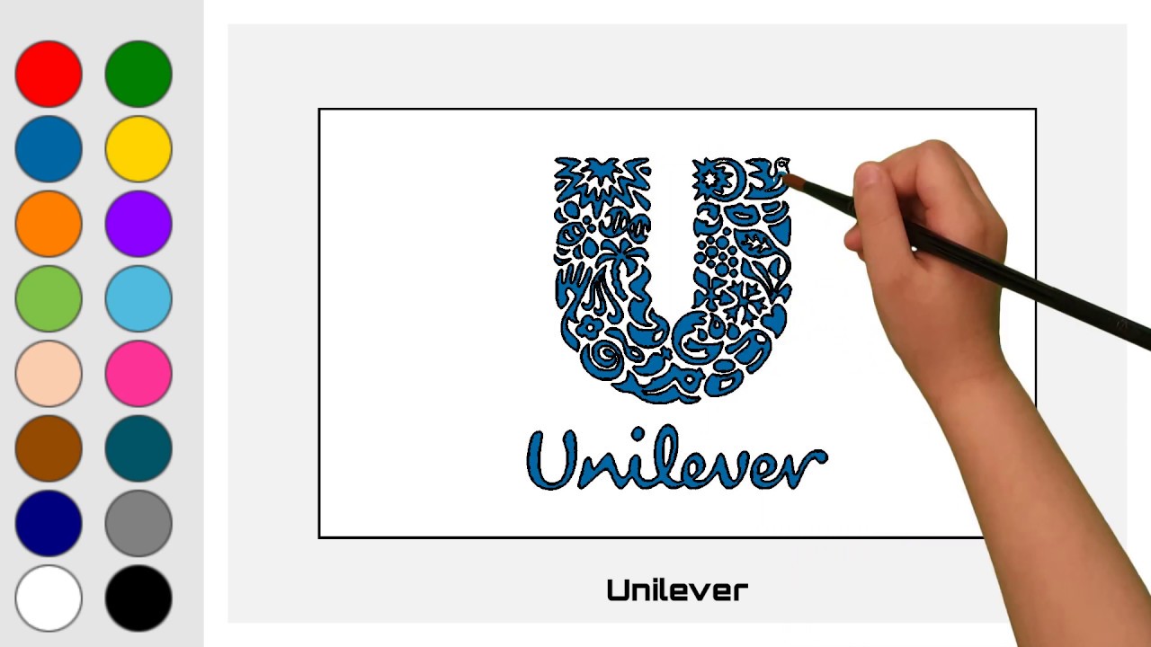 Coloring Unilever Logo - YouTube